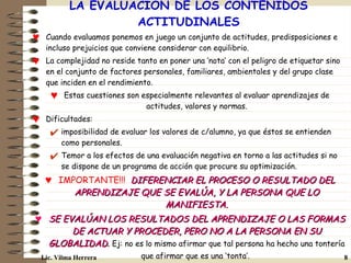 Contenidos de Enseñanza: conceptuales, procedimentales y actitudinales ...