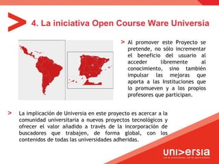 Open Course Ware, contenidos abiertos en la Web | PPT