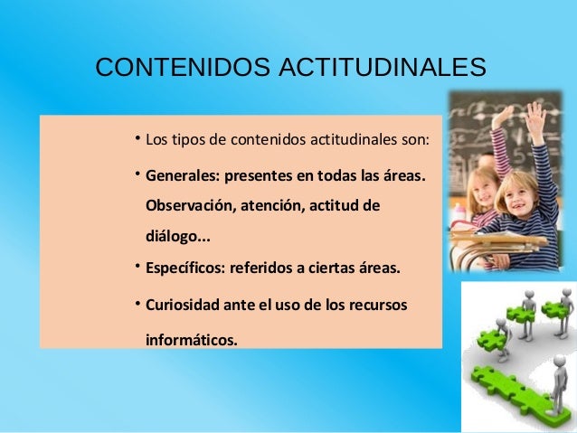 Contenidos Actitudinales Planificacion