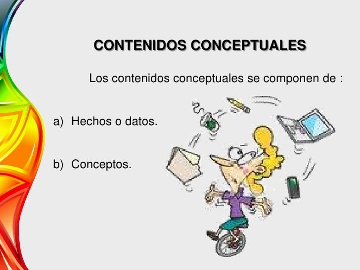 Contenidos conceptuales