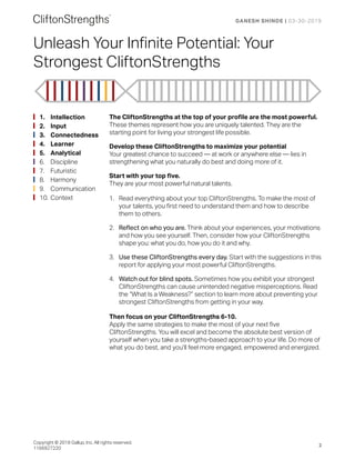 MY Top 10 strength and My top 10 weakness | PDF