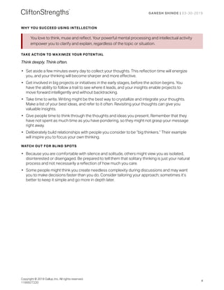 MY Top 10 strength and My top 10 weakness | PDF