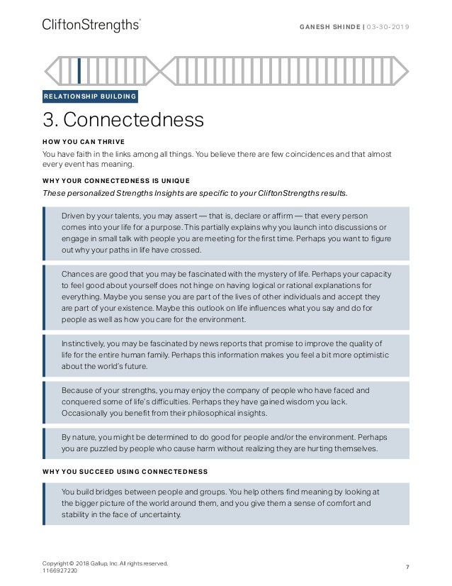 MY Top 10 strength and My top 10 weakness