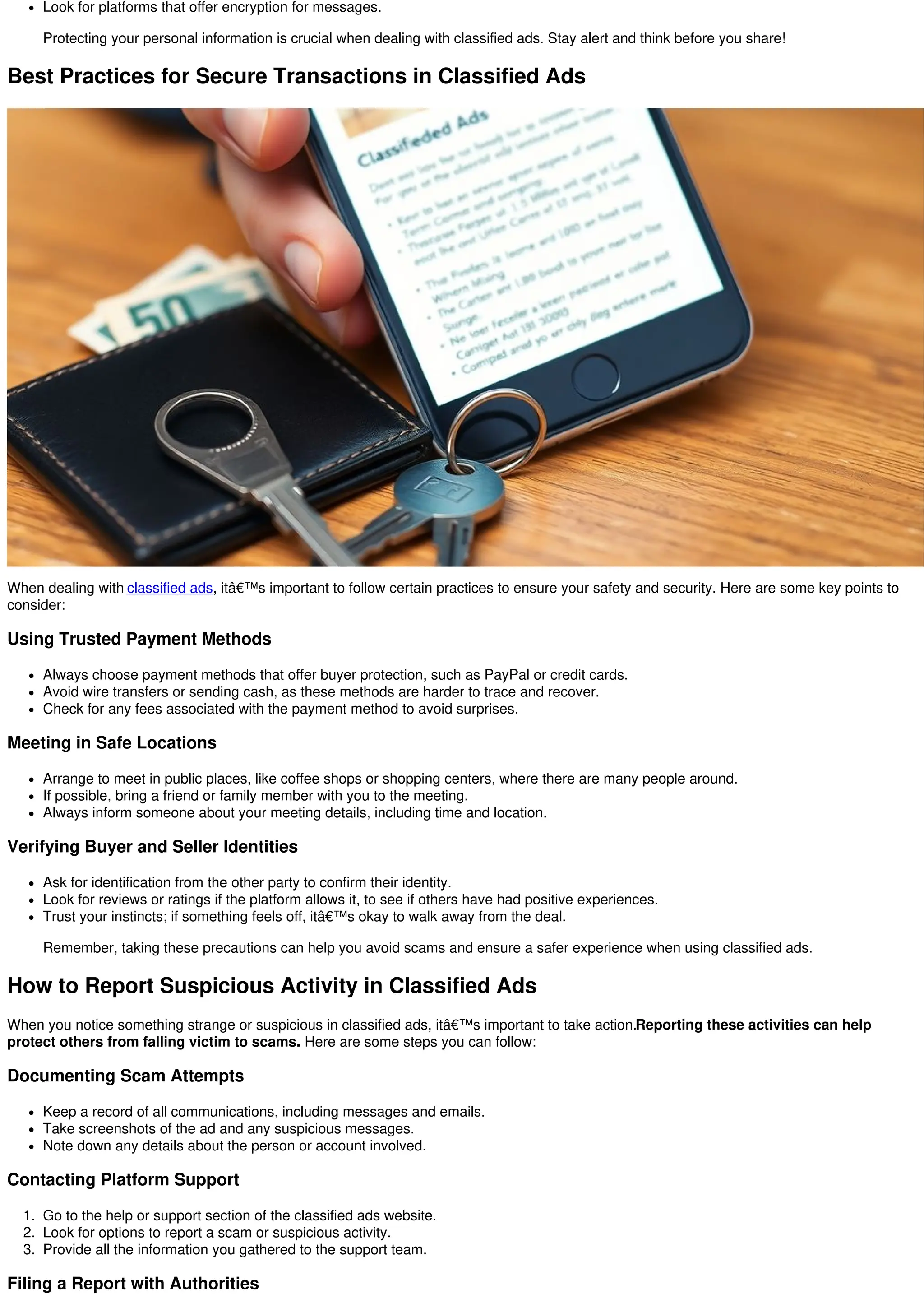 5 Ways to Optimize Your Classified Ads for Mobile Devices | PDF