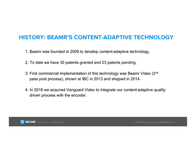 Content-Adaptive Video Encoding Made Simple - Beamr | PPT