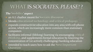 Socrates, Please! - Content aware artificial intelligence | PPT
