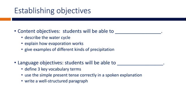 Implementing Content-Based Language Instruction in your Classroom | PPTX | Educational ...