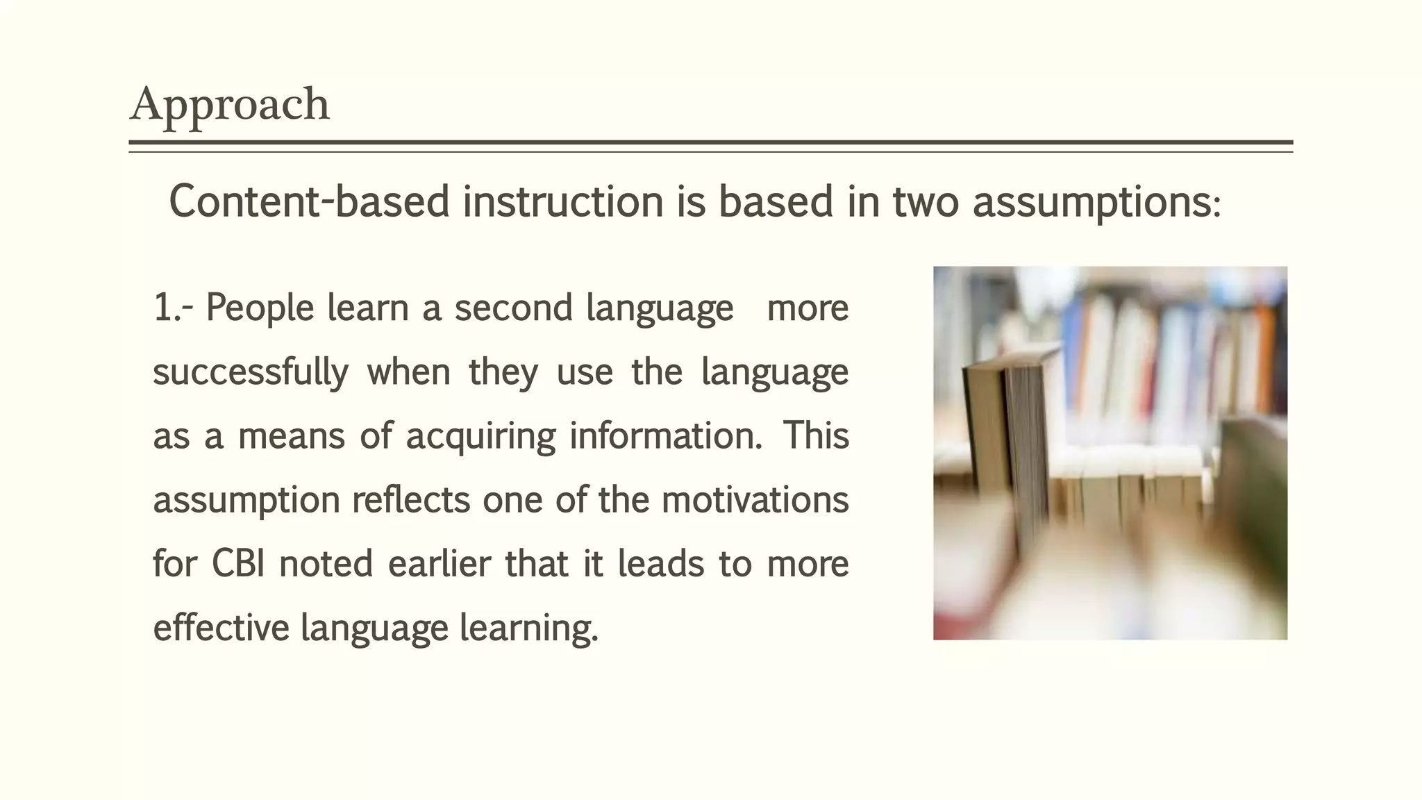 Content-Based Instruction (CBI) | PPTX