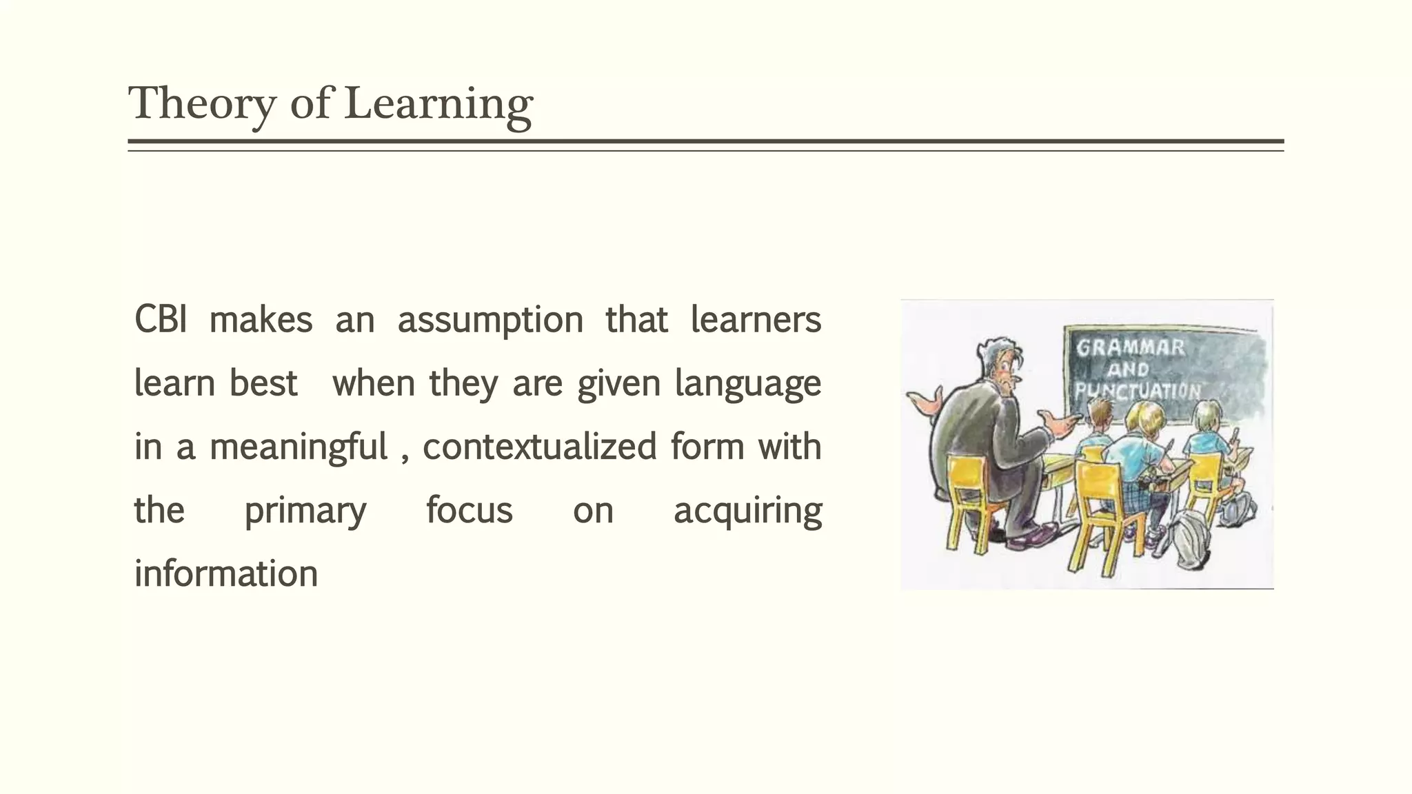 Content-Based Instruction (CBI) | PPTX