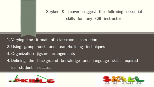 Content-Based Instruction (CBI) | PPTX