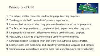 Content-Based Instruction (CBI) | PPTX