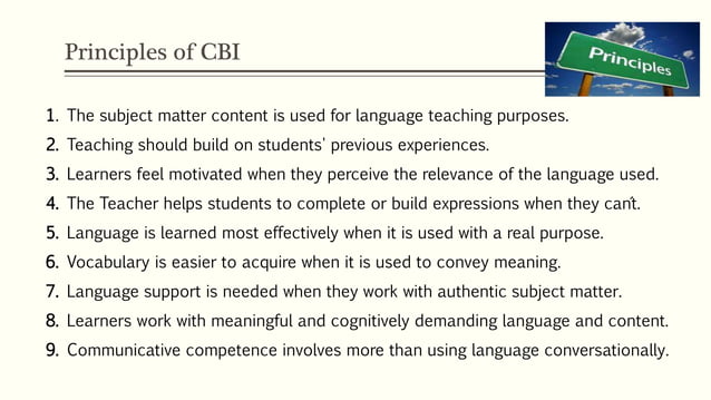 Content-Based Instruction (CBI) | PPTX