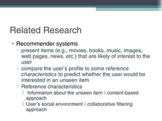 Content based recommendation systems | PPT