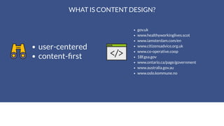 Content design: use cases | PDF