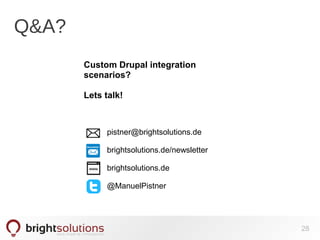 Drupal integration best practises | PPT