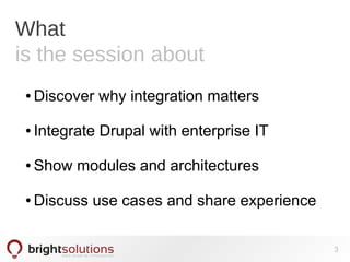 Drupal integration best practises | PPT