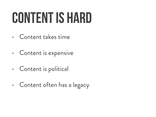 Content-First Content Management | PPT