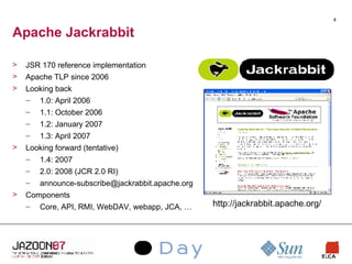 Content Management With Apache Jackrabbit | PPT