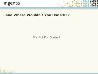 Content Management with RDF | PPT