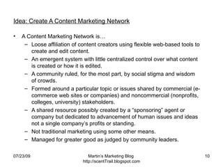 Content Marketing Network | PPT