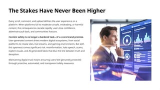 Content Safety & Trust — Building Digital Spaces That Deserve ...