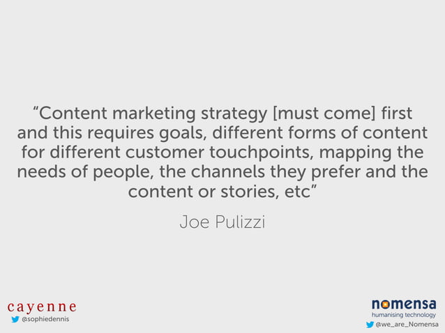 Content Strategy Workflow & Governance Workshop, UX Bristol 2014