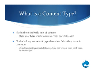 Creating and Theming Custom Content Types | PPT