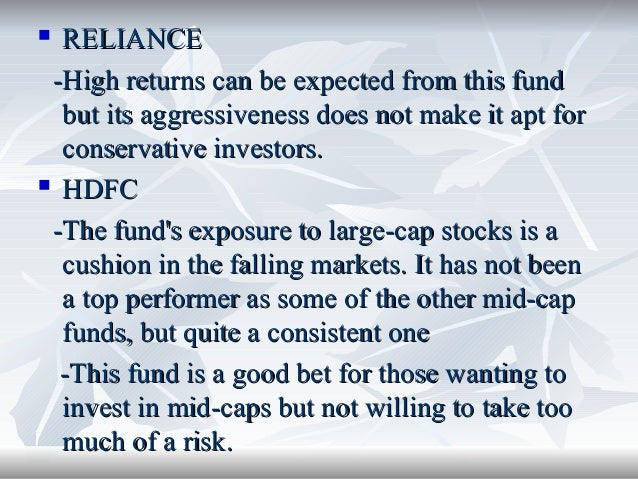 Comparative Analysis Of Mutual Fund Ppt