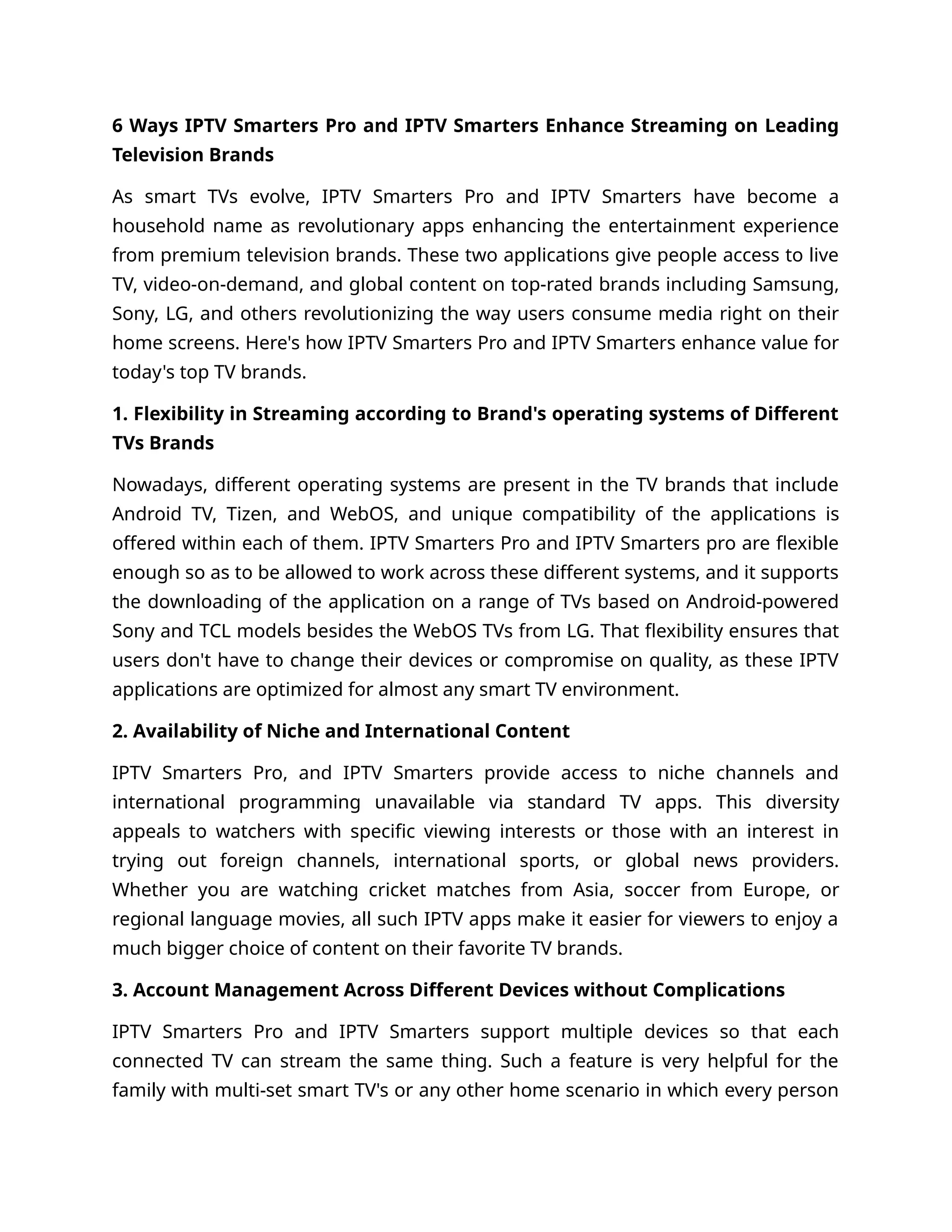 6 Ways IPTV Smarters Pro and IPTV Smarters Enhance Streaming on Leading ...