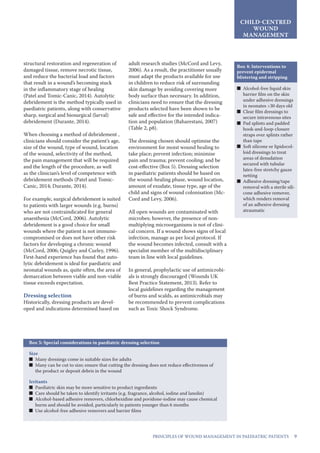 Best Practice Statement Principles of wound management in paediatric patients | PDF