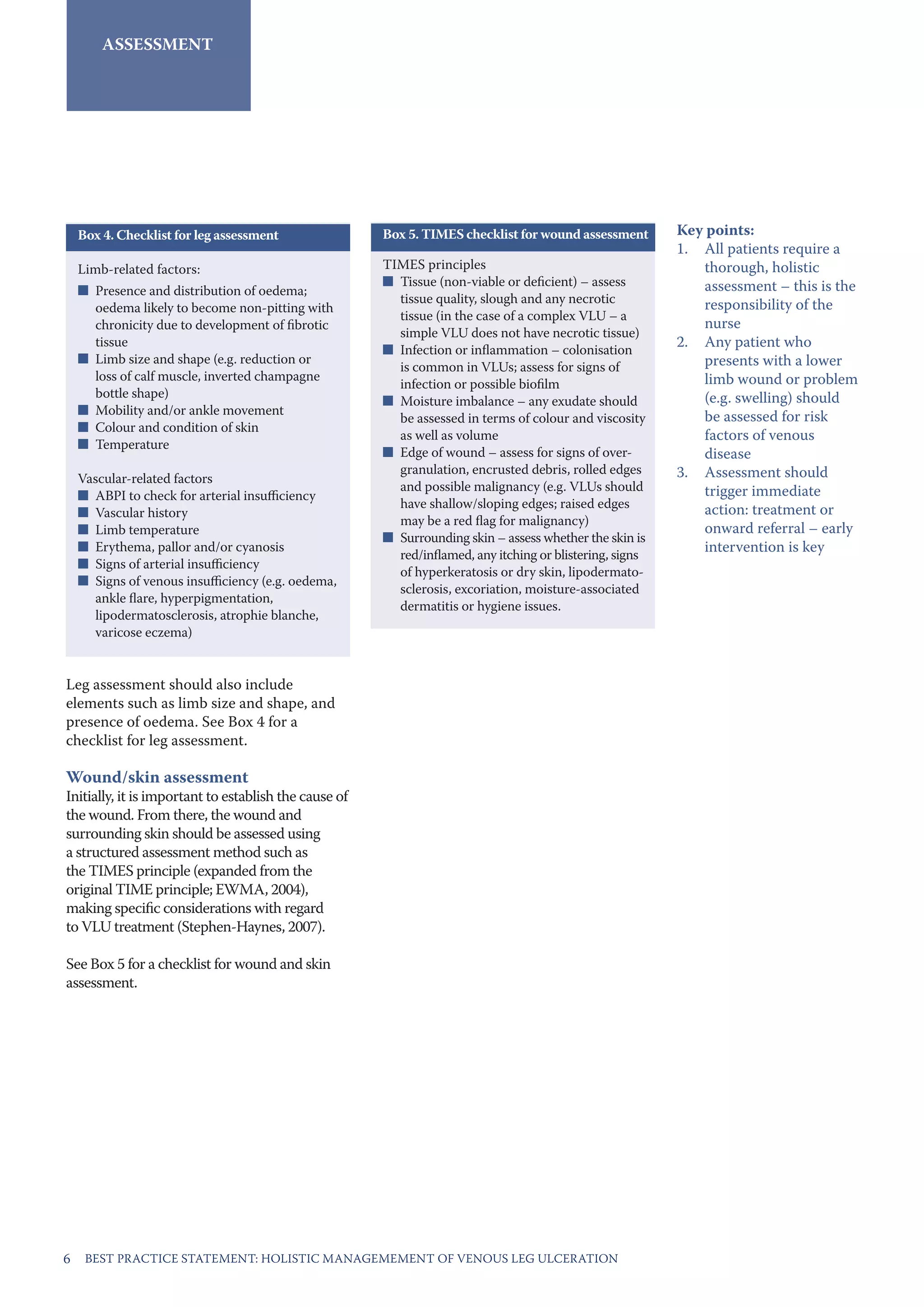 Holistic Management of Venous Leg Ulceration | PDF