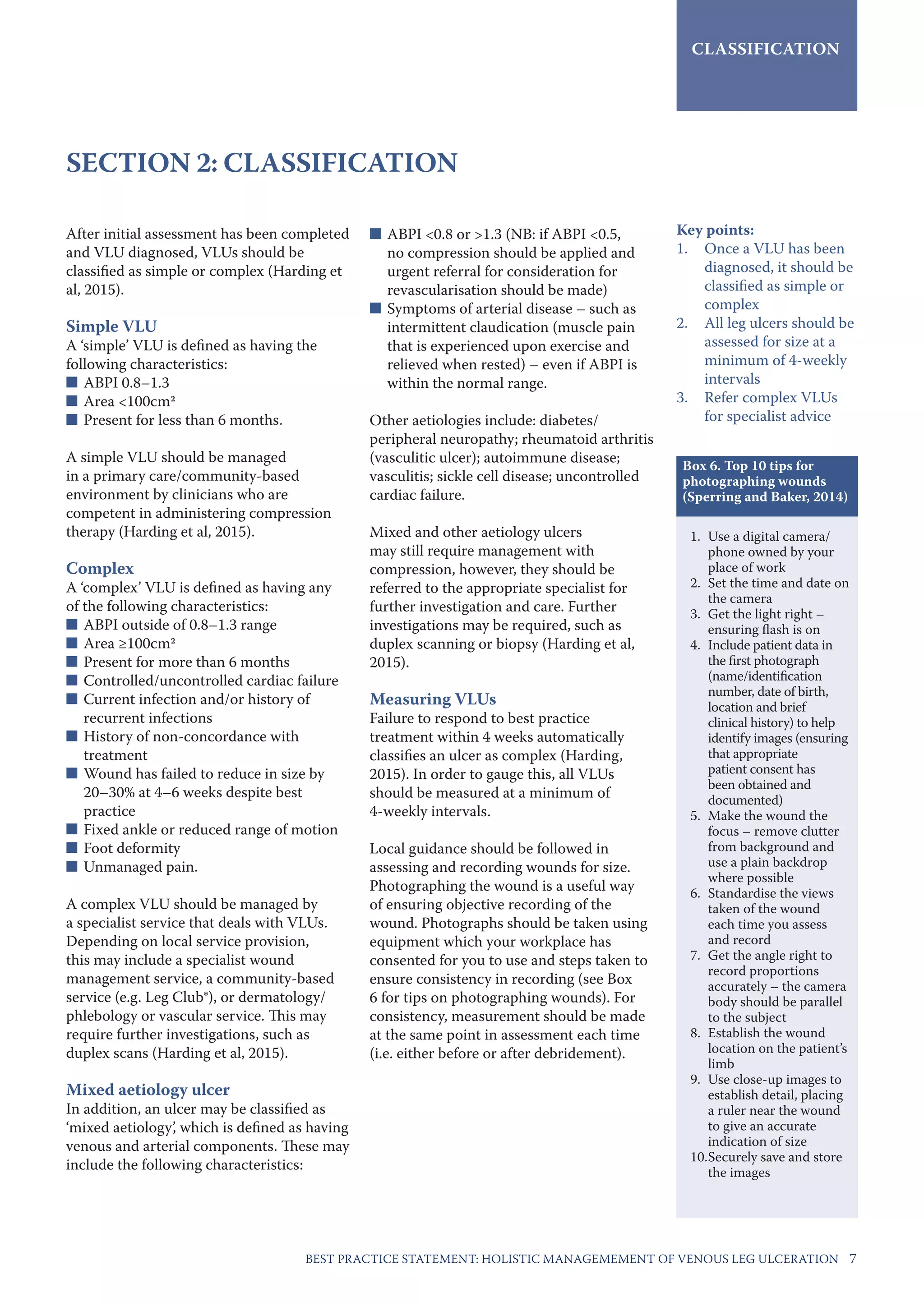 Holistic Management of Venous Leg Ulceration | PDF