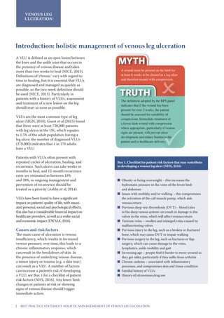 Holistic Management of Venous Leg Ulceration | PDF | Digestive ...