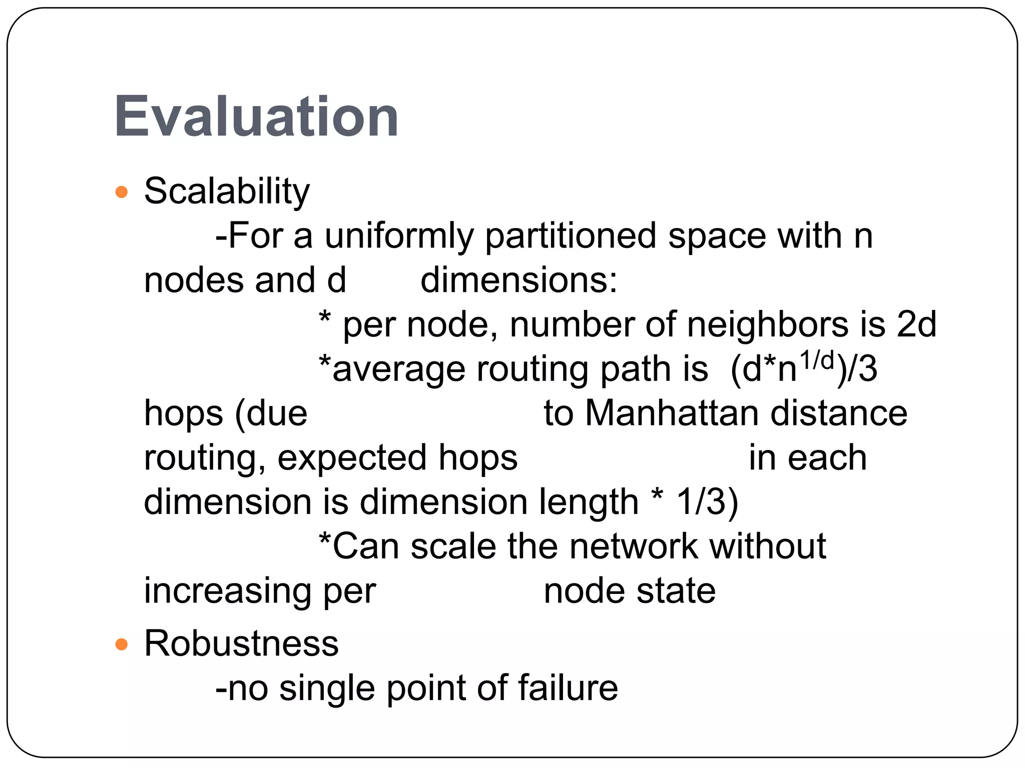 Content Addressable Networkcan Pptx Computer Networking Computing