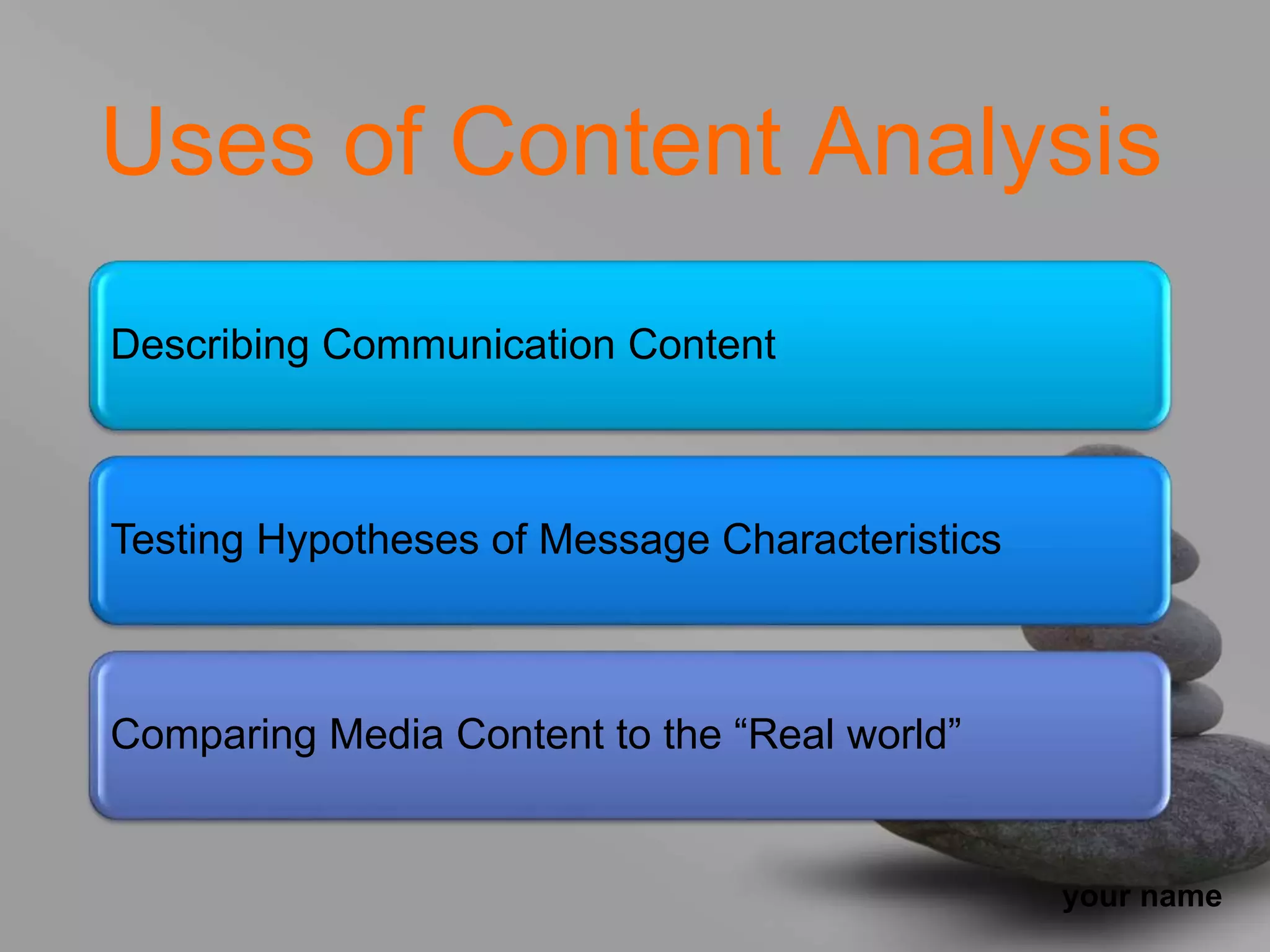 Content analysis | PPT