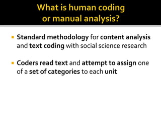 Content Analysis | PPT