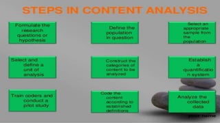 Content analysis | PPTX