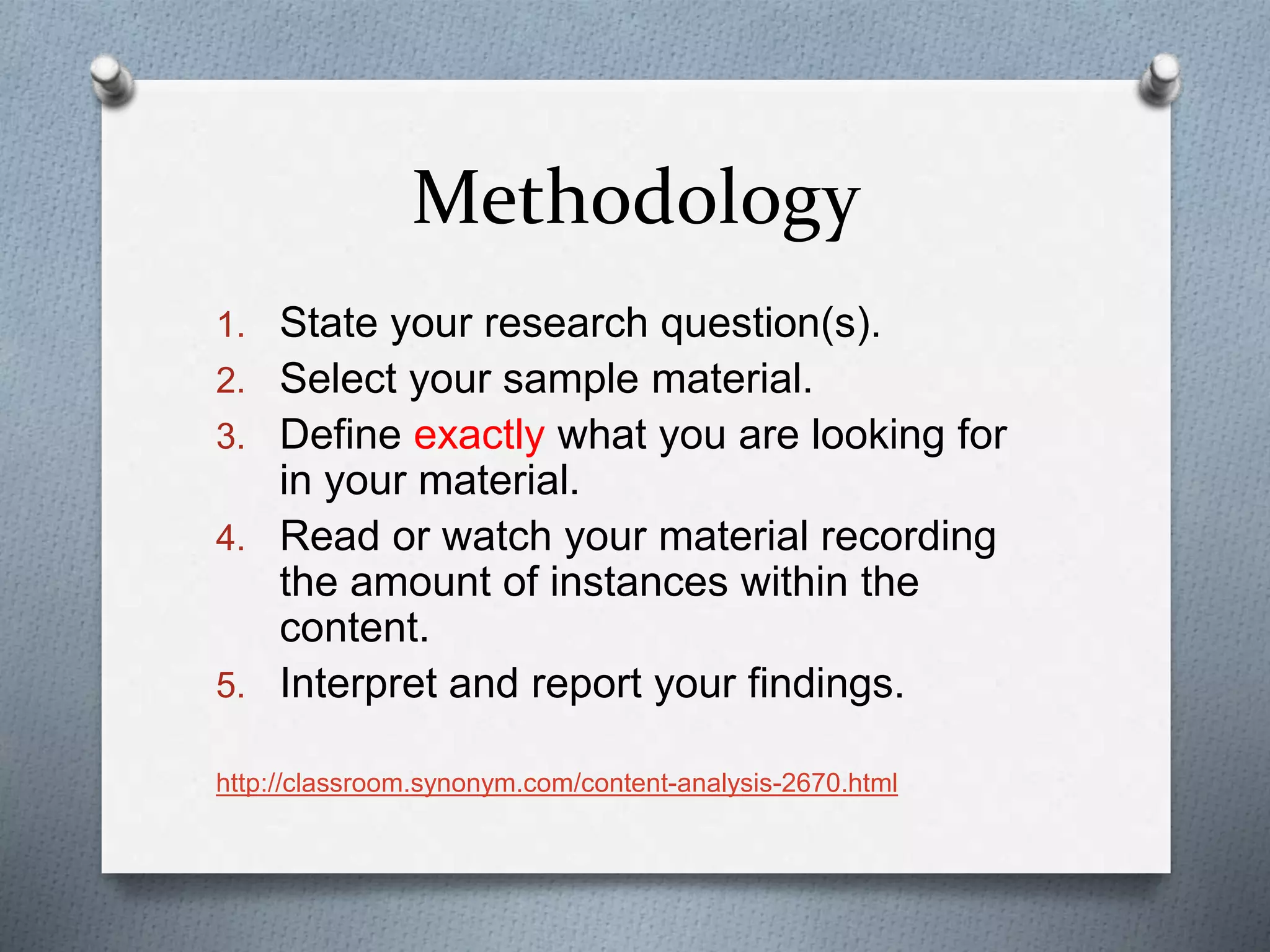 Content analysis | PPTX