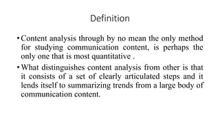 Content analysis | PPTX
