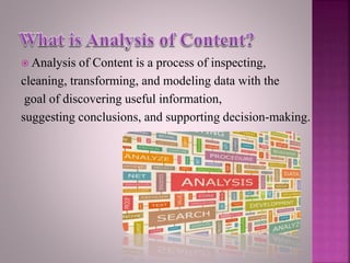 Content analysis slides | PPTX