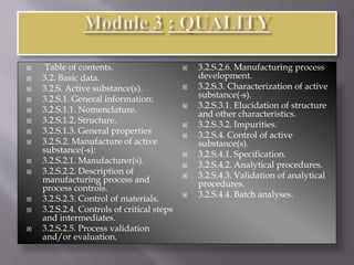 Content and format of dossier filling in india | PPTX