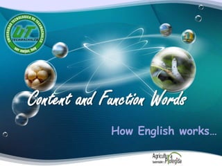 Content and function words | PPSX