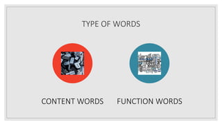 Content and function words | PPTX