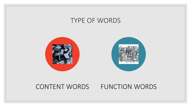 Content and function words | PPTX