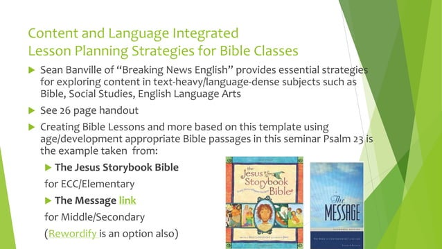 Lesson Planning Strategies for English Language Learners K-12 | PPT