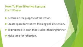 Lesson Planning Strategies for English Language Learners K-12 | PPTX