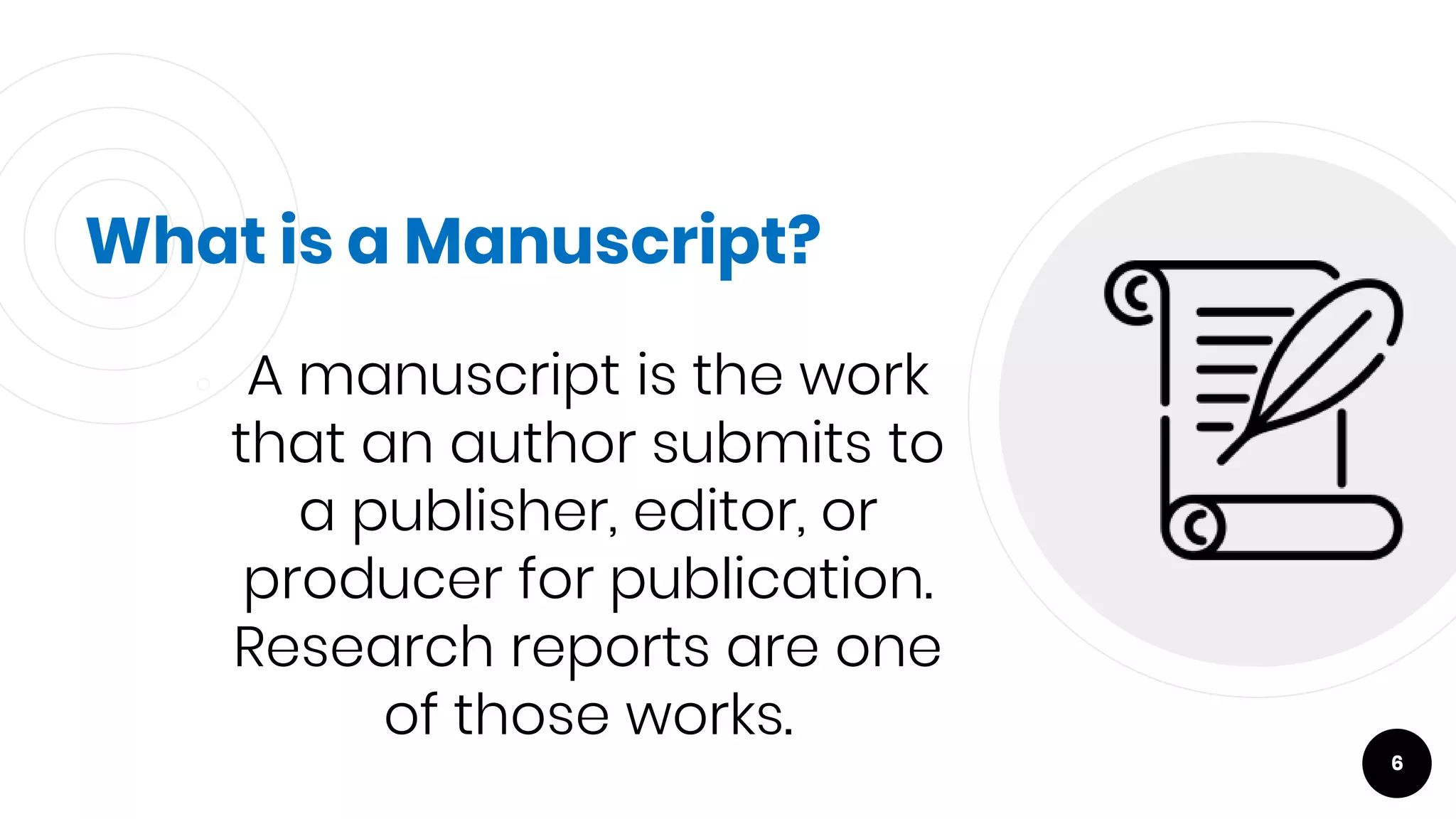Content and organization of a manuscript | PPTX