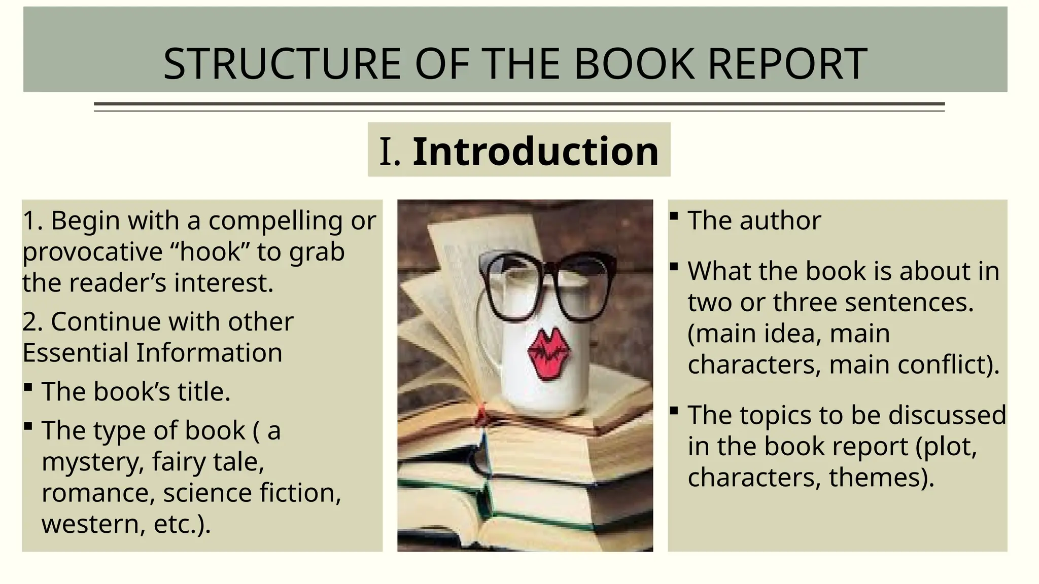 CONTENT AND STRUCTURE OF YOUR BOOK REPORT II.pptx