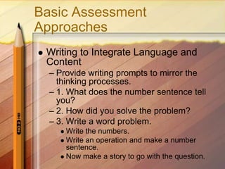 Content area assessment | PPTX