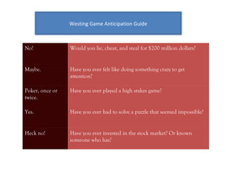 Reading Activities | PPT